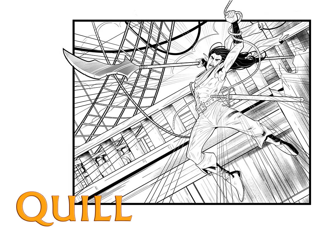 Quill, o exterminador de demônios (prévia da campanha) - Selo Multiversos